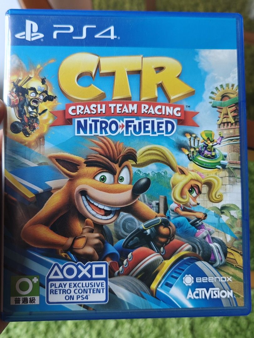 PS4 Crash Team Racing Nitro-Fueled, Video Gaming, Video Games ...