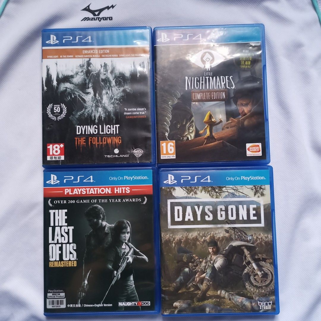 Ps4 little nightmares, the last of us, dying light, daysgone, Video ...