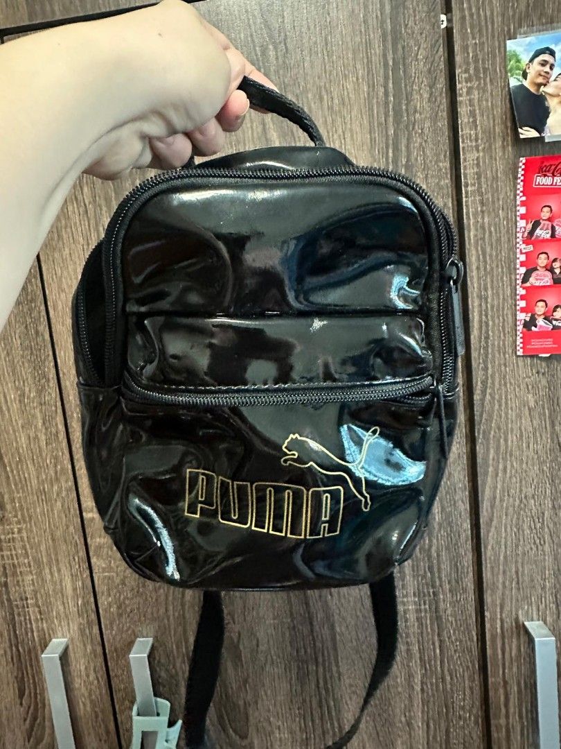 Puma Mini Backpack - Black, Men's Fashion, Bags, Backpacks on Carousell