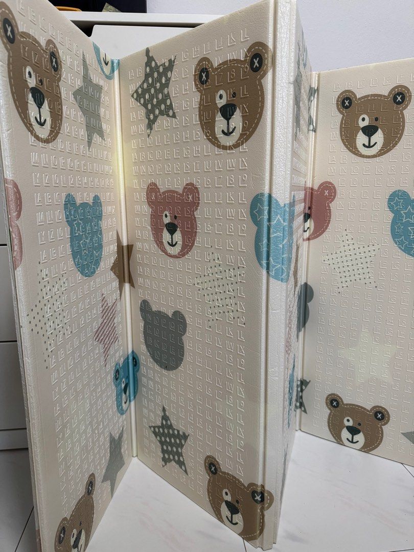Reversible Play Mat - Star & Mountain Design, Babies & Kids, Baby ...