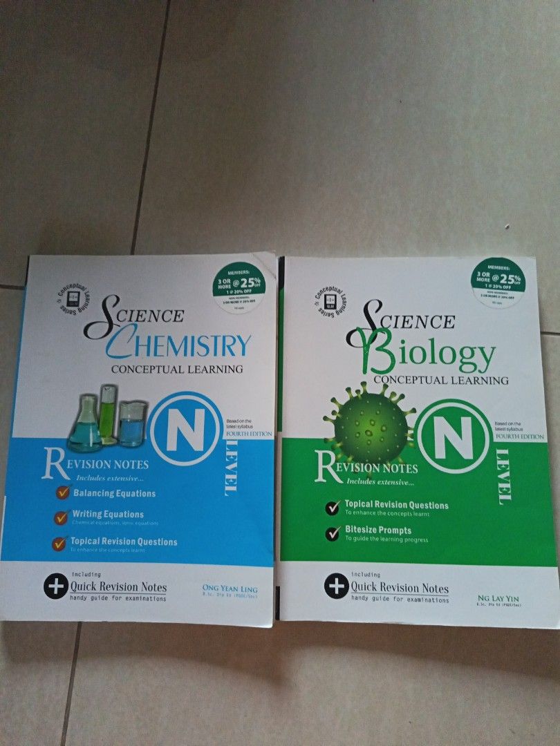 Sec 4 NA Science Chemistry & Biology Assessment Book, Hobbies & Toys ...