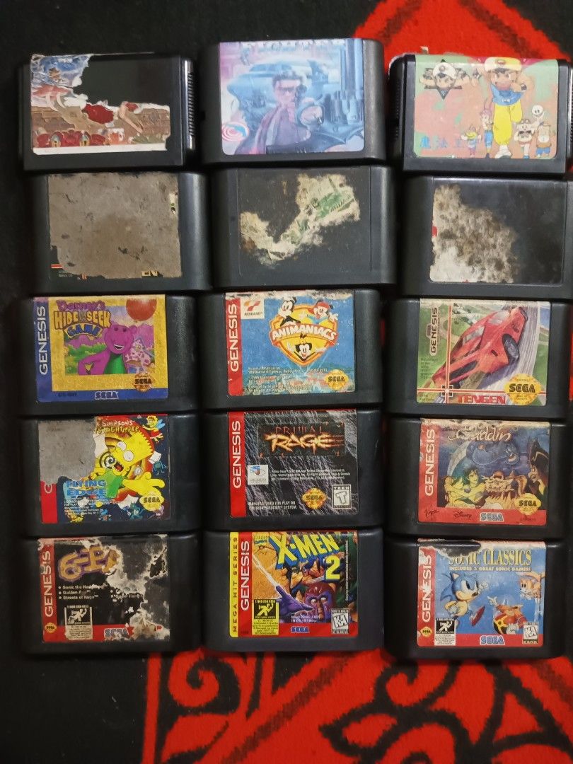 Sega Genesis Game carts lot set, Video Gaming, Video Games, Others on ...