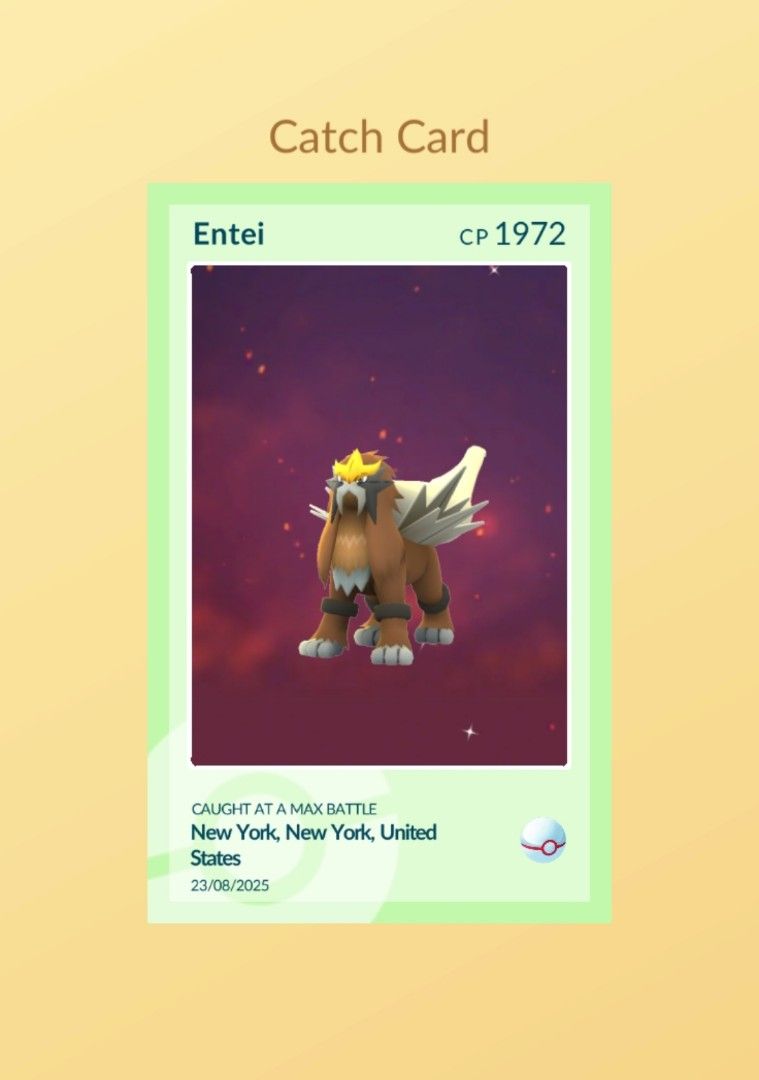 Shiny Dynamax Entei | Pokemon Go (20k or 1m stardust trade cost), Video ...