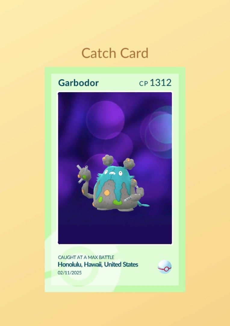 Shiny Gmax Garbodor 🗑️🚮 | Pokémon Go (20k stardust or 1m Trade), Video ...