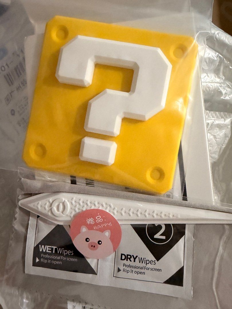 Snowboard stomp pad - mario question box, Sports Equipment, Other ...