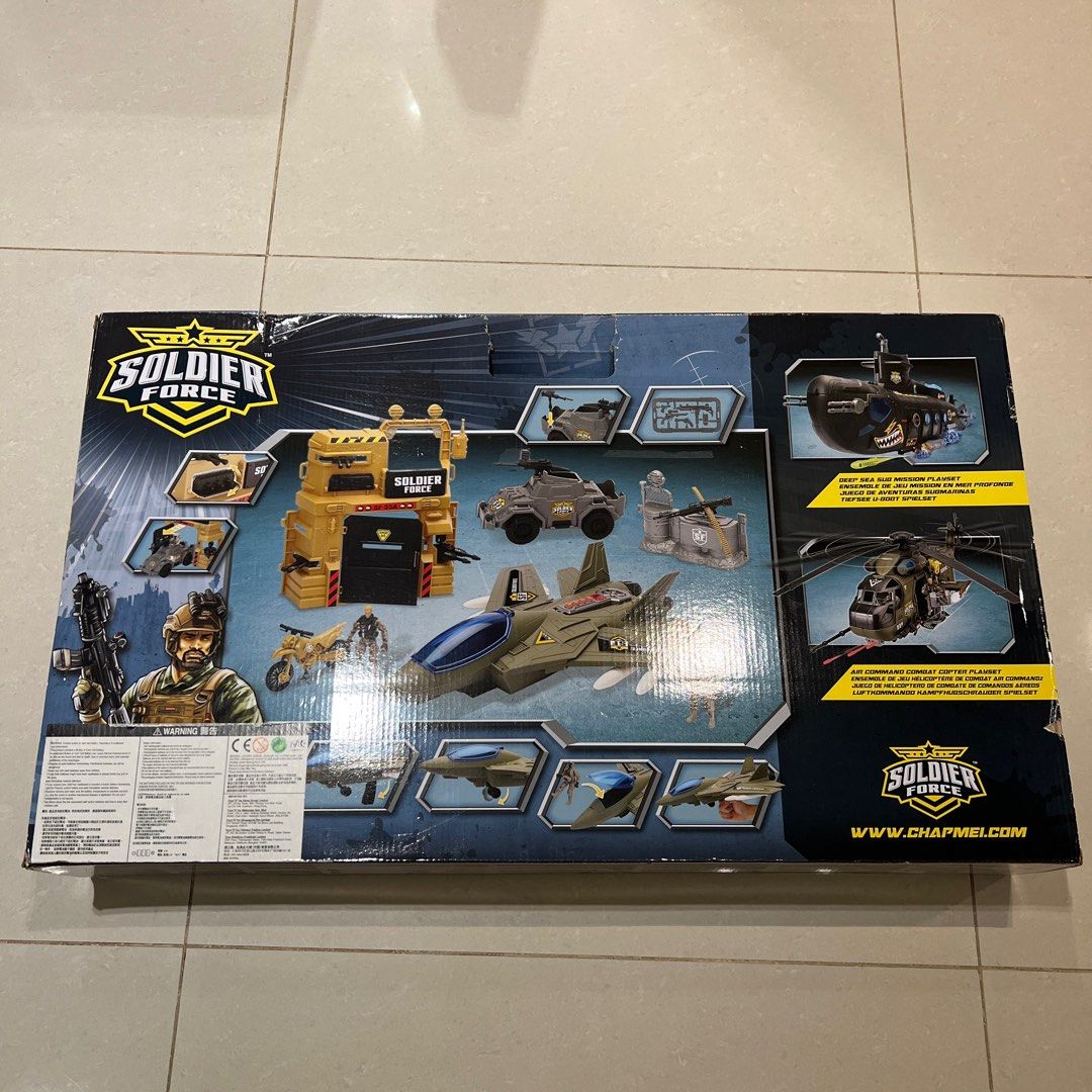 [Free Delivery] 1/18 Scale Soldier Force Air Attack Playset gi joe ...