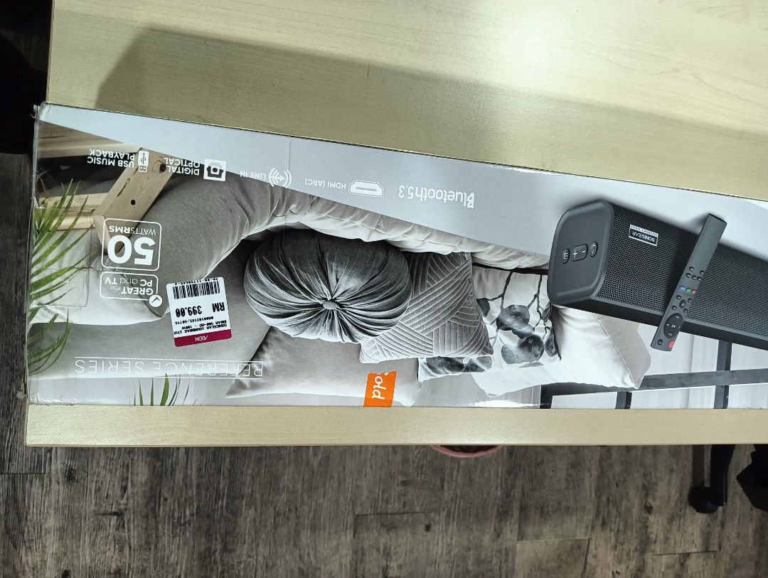 SonicGear StudioBar 500-HD Maverick Soundbar Soundbox, Audio, Soundbars ...