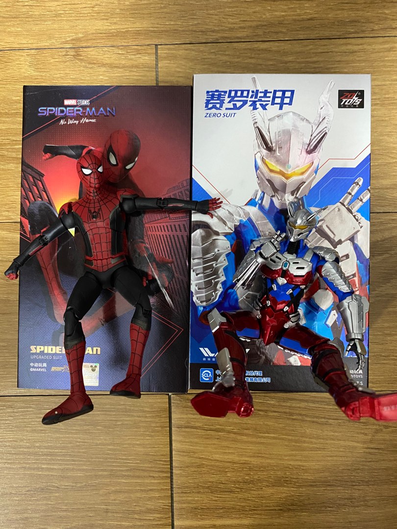 Spider-Man Upgraded Suit & Zero Suit Action Figures, Hobbies & Toys ...