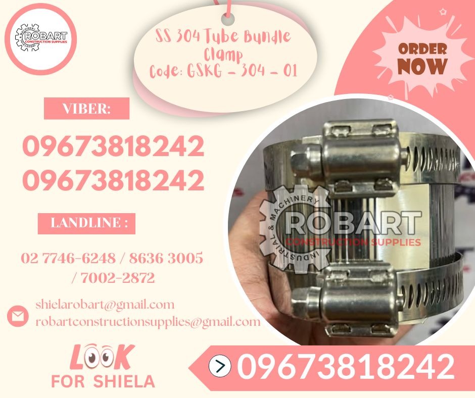 SS 304 Tube Bundle Clamp, Everything Else, Looking For on Carousell