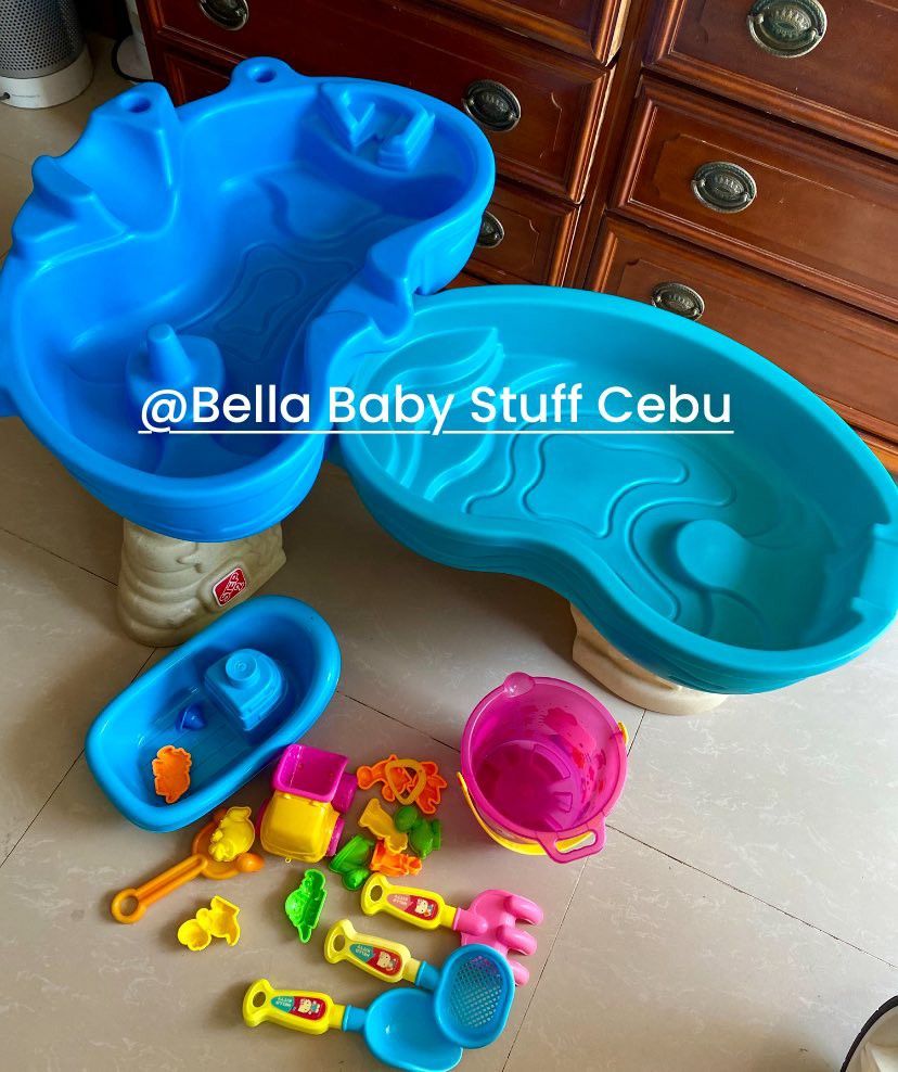 Step2 Spill & Splash Seaway Water Table, Kids Two- Tier Water and Sand ...