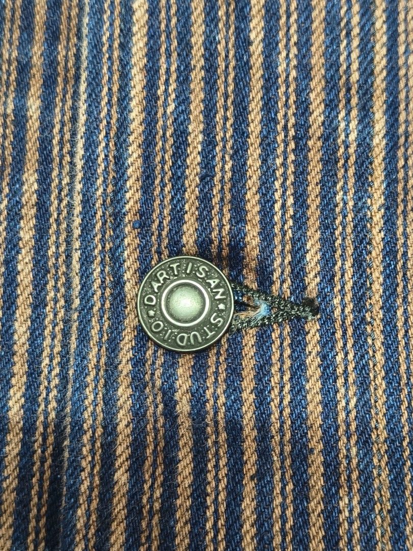 Studio D'Artisan Kaki Shibui Vest LIMITED EDITION MODEL Japan Sashiko ...