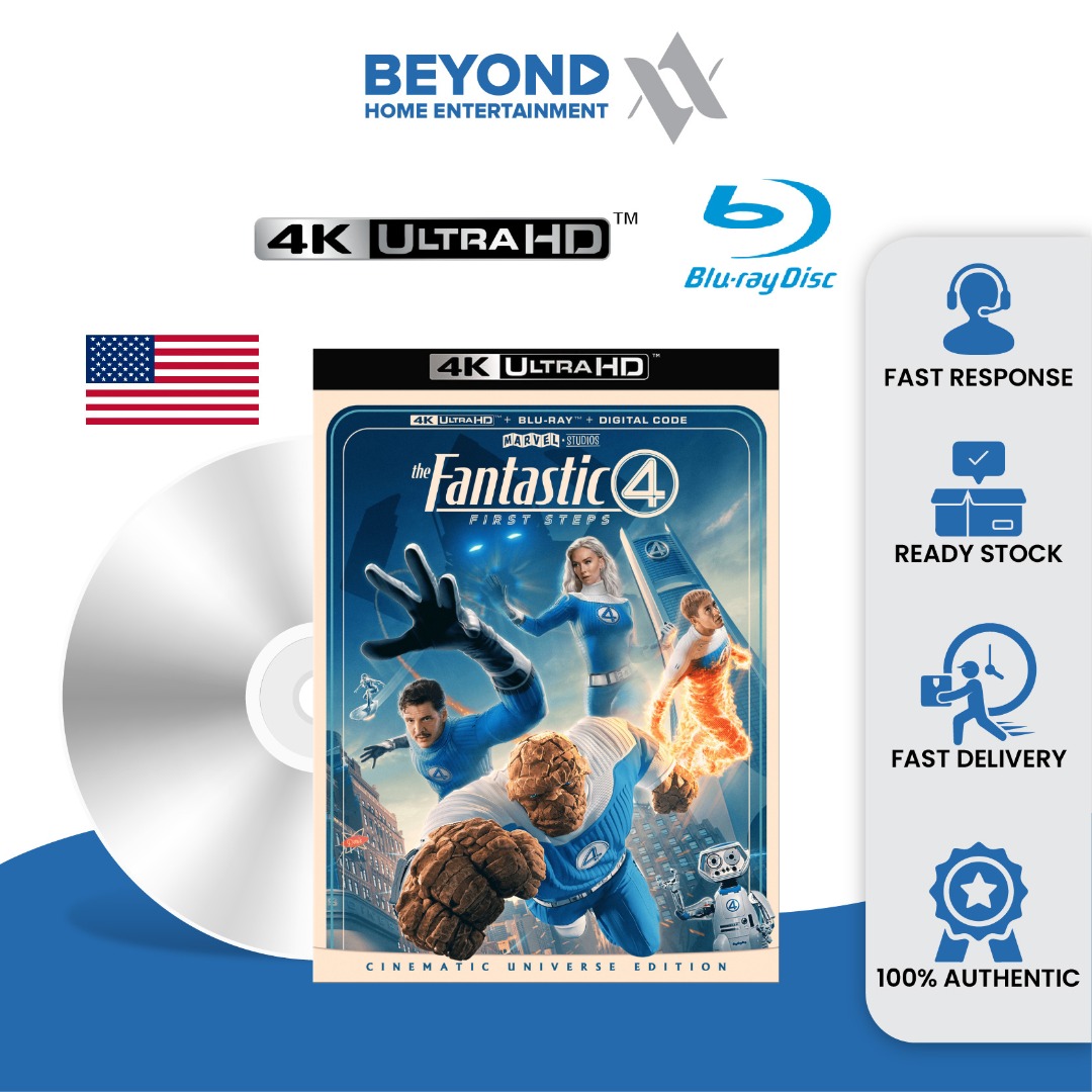 The Fantastic Four: First Steps [4K Ultra HD + Bluray], Hobbies & Toys ...