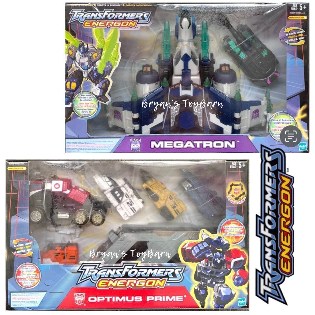 Transformers Energon Grand Convoy & Megatron 20th Anniversary Edition ...
