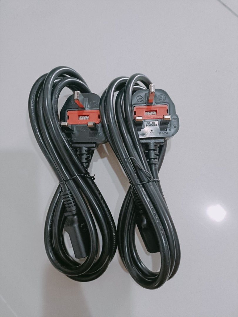 UK Power Cables - 10A fuse, Computers & Tech, Parts & Accessories ...