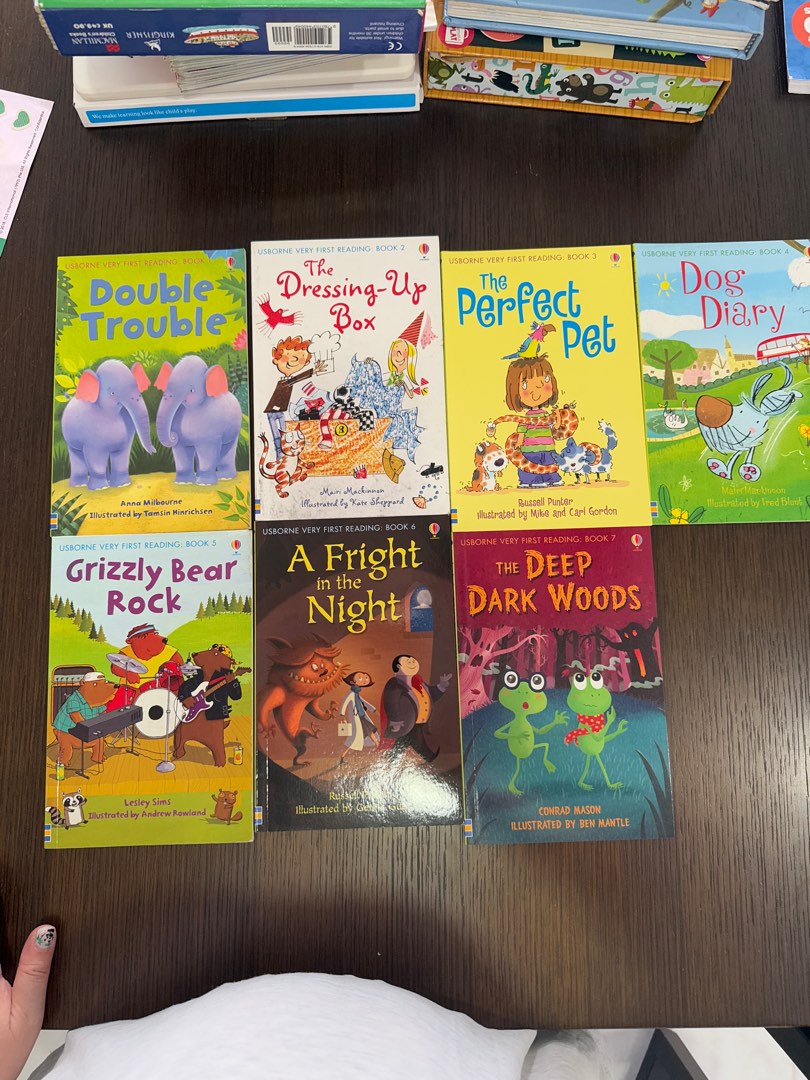 Usborne Very First Reading Books - Set of 7, Hobbies & Toys, Books ...