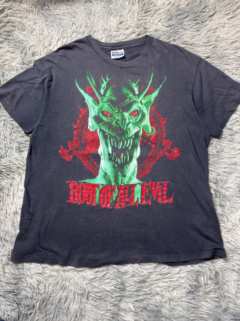 Vintage Slayer Root of All Evil World Sacrifice Tour 1988, Men's ...