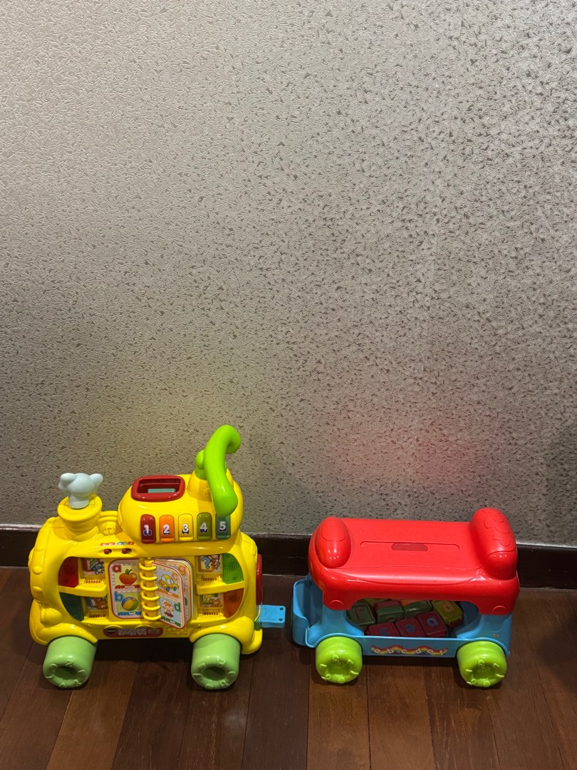 VTech Sit-to-Stand Train, Hobbies & Toys, Toys & Games on Carousell