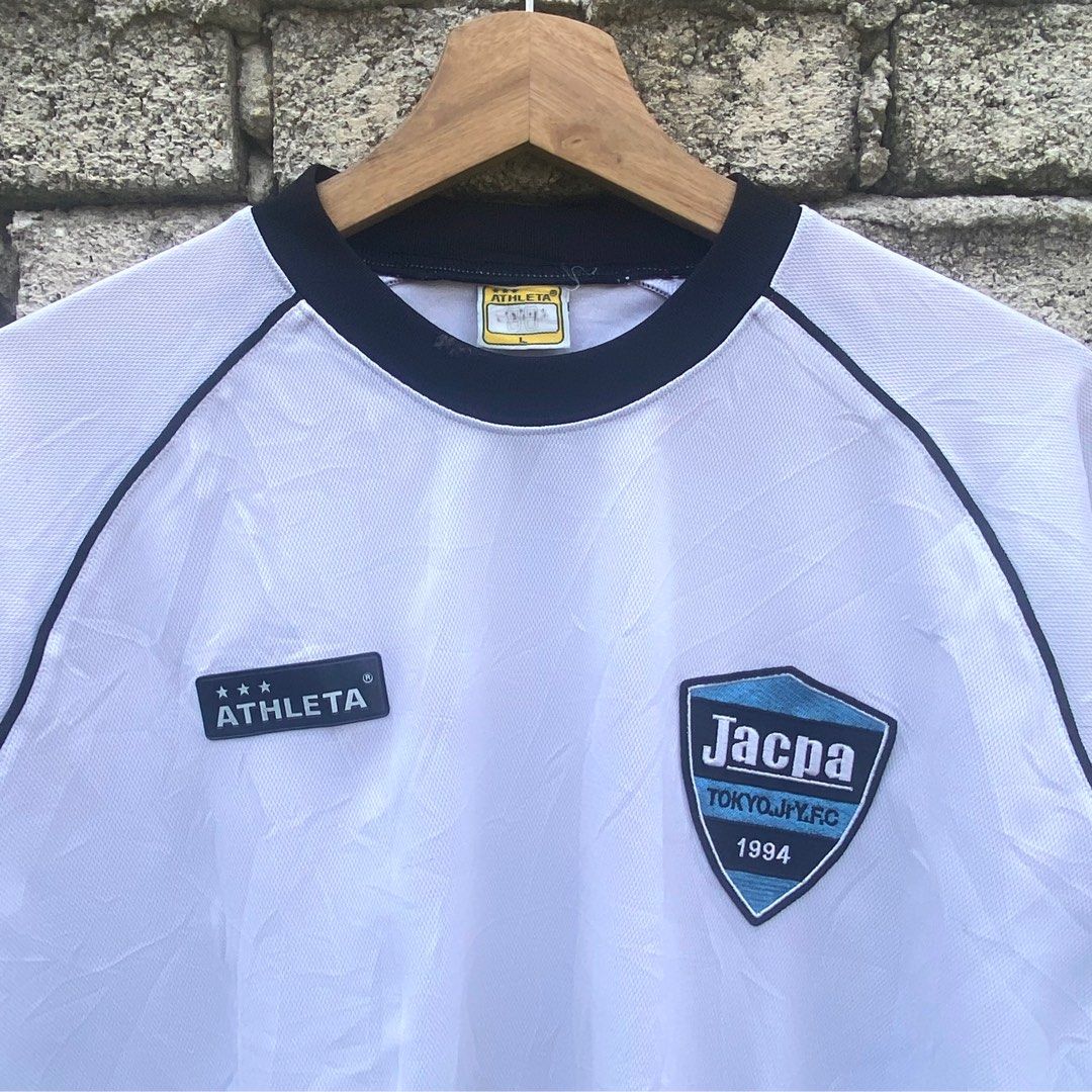 Vtg 1994 Athleta Jacpa Tokyo FC Jersey x Football Jersey Long Sleeve ...