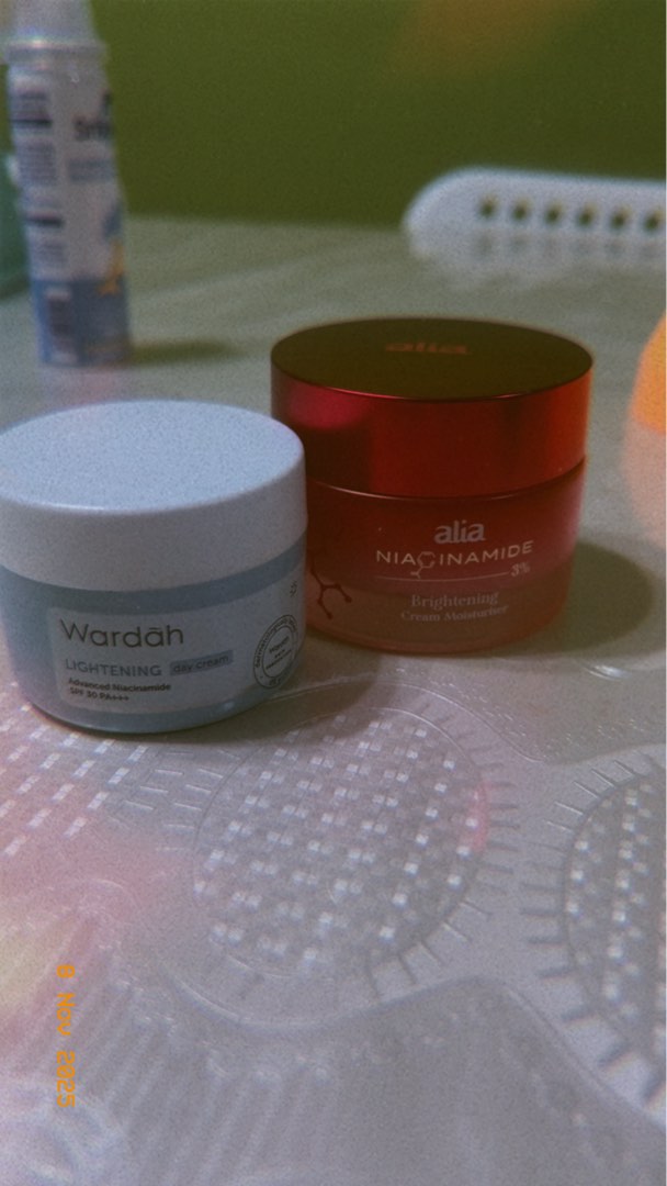 Wardah Lightening Day Cream & Alia Brightening Moisturizer, Beauty ...