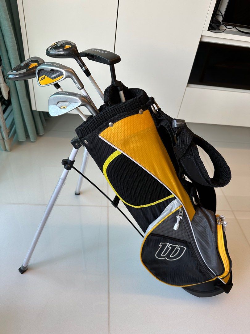 Wilson Kids Junior JGI Prostaff Golf Set 5-piece with Bag | Beginner Starter Clubs, Sports ...