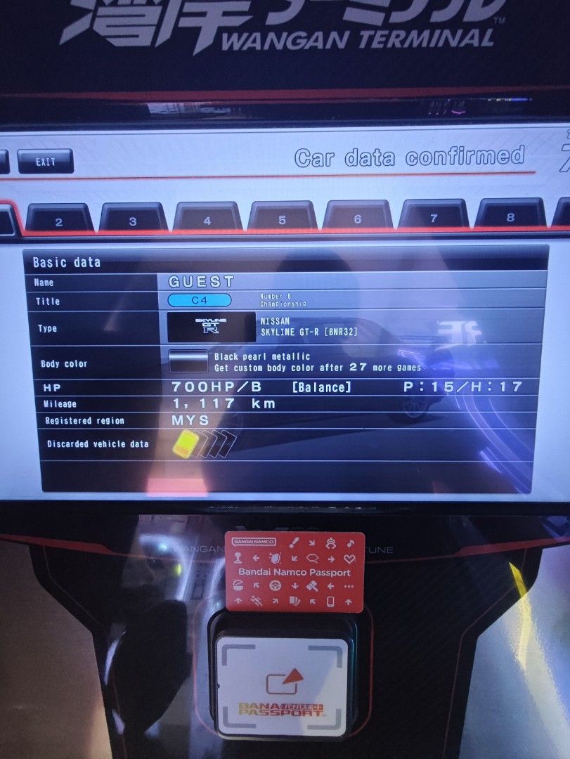 wmmt wangan bandai card wmmt6rr 5dx, Video Gaming, Video Games, Others ...