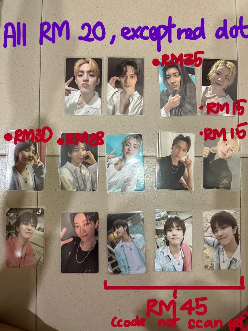 [WTS] SVT Seventeen Spill The Feels Album PC Photocards Scoups Jeonghan ...