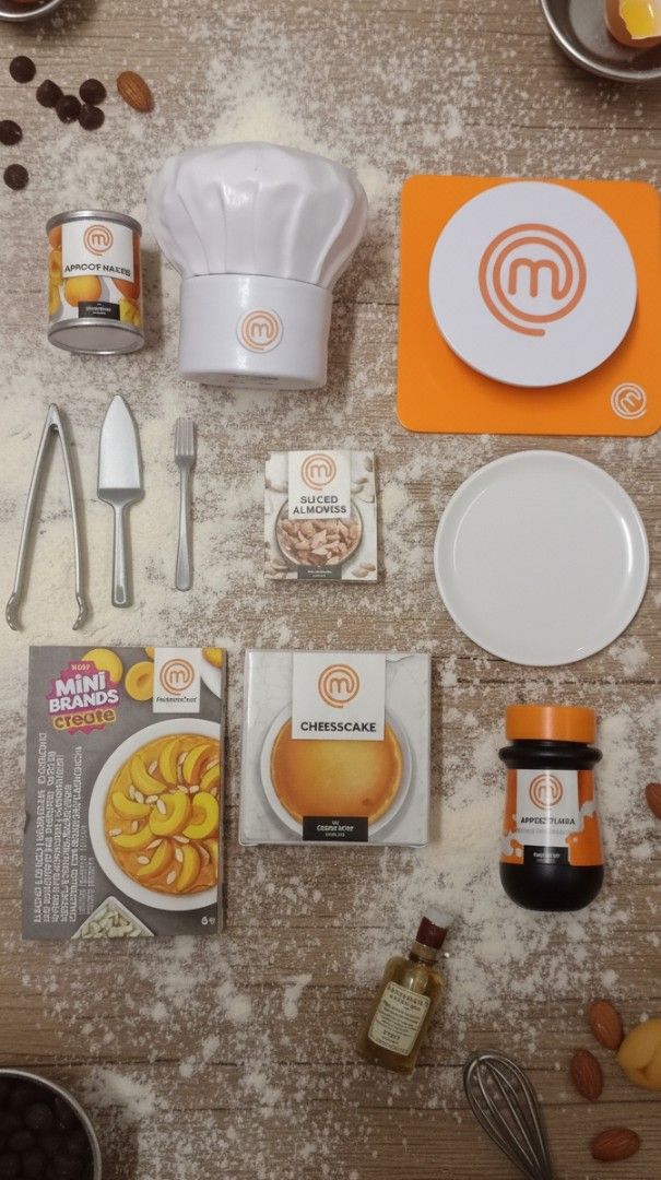 ZURU Mini Brands Create MasterChef Almond & Apricot Cheesecake, Hobbies ...