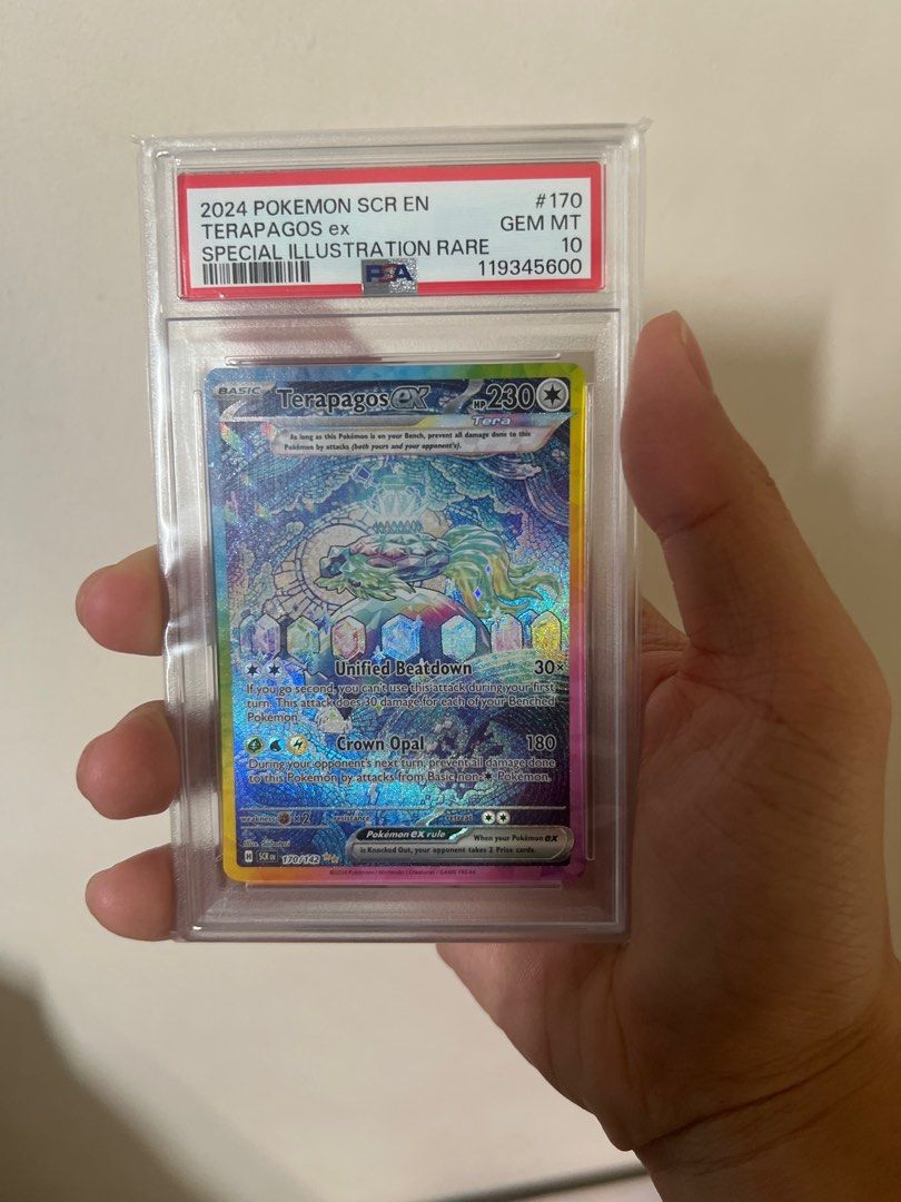 2024 Pokemon Terapagos SIR ex Special Illustration Rare PSA 10 stellar ...
