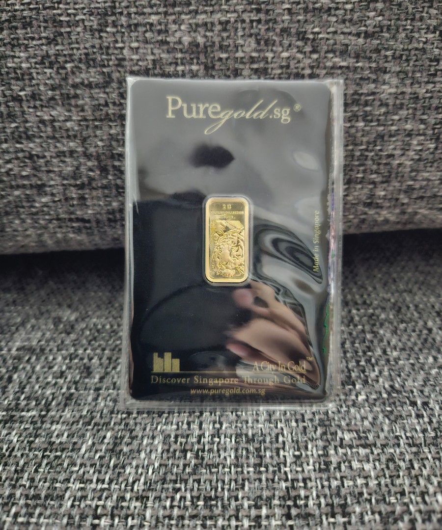 2G GOLD BAR 999.9% PURITY (PUREGOLDSG), Hobbies & Toys, Memorabilia ...