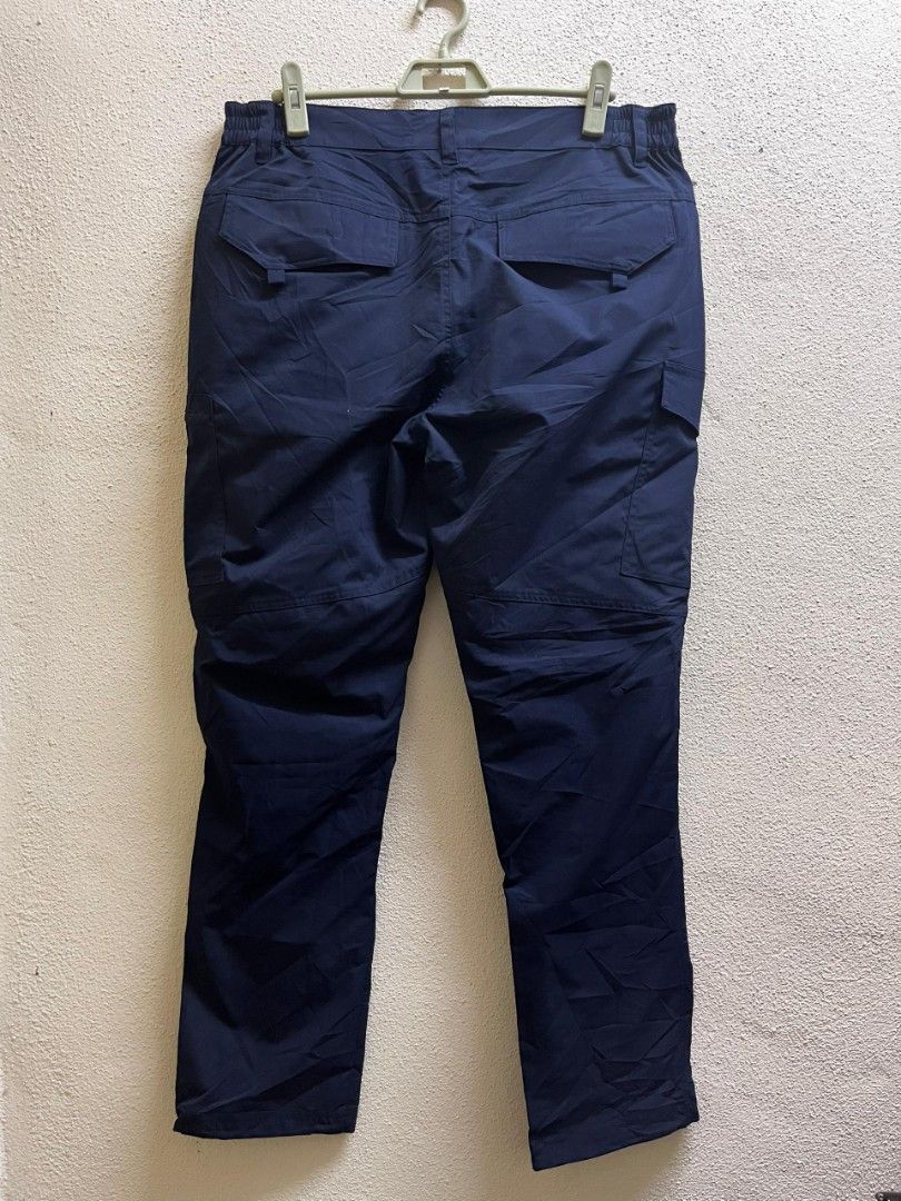 33,000ft Navy Blue Cargo Pants, Men's Fashion, Bottoms, Trousers on ...