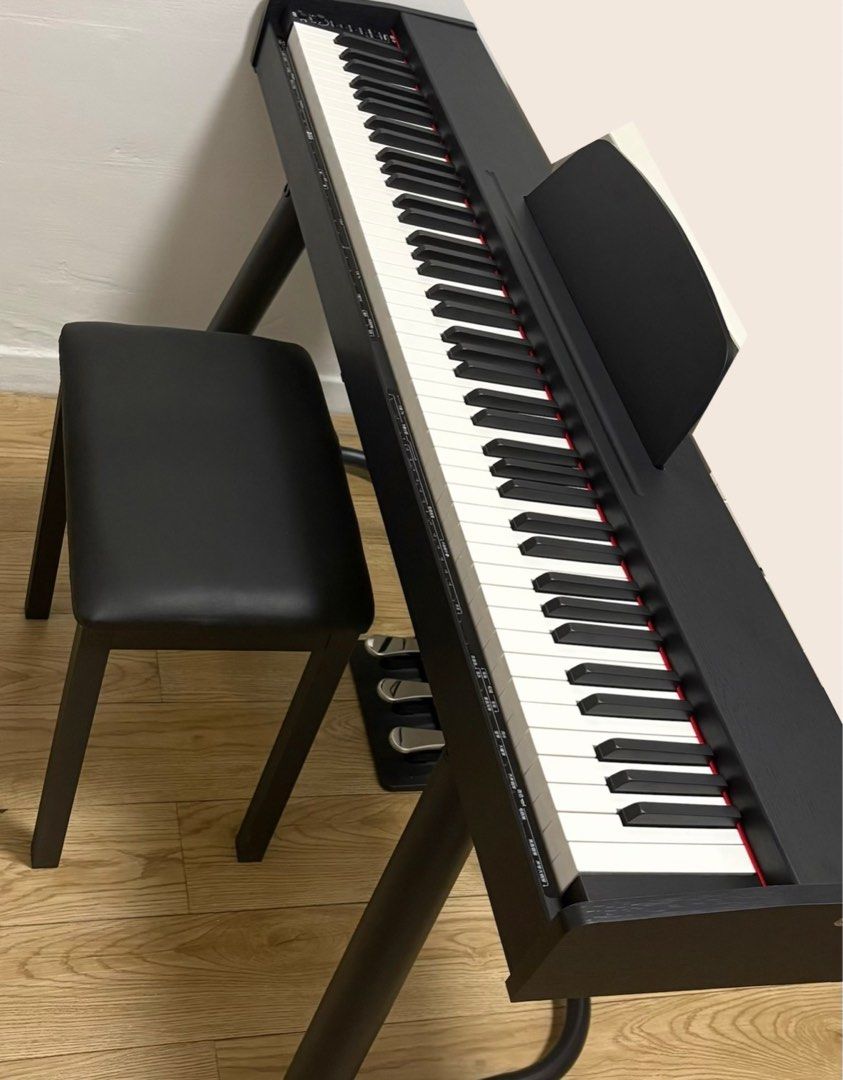 88 Keys Weighted Hammer Action Digital Piano Keyboard Not Yamaha Casio ...