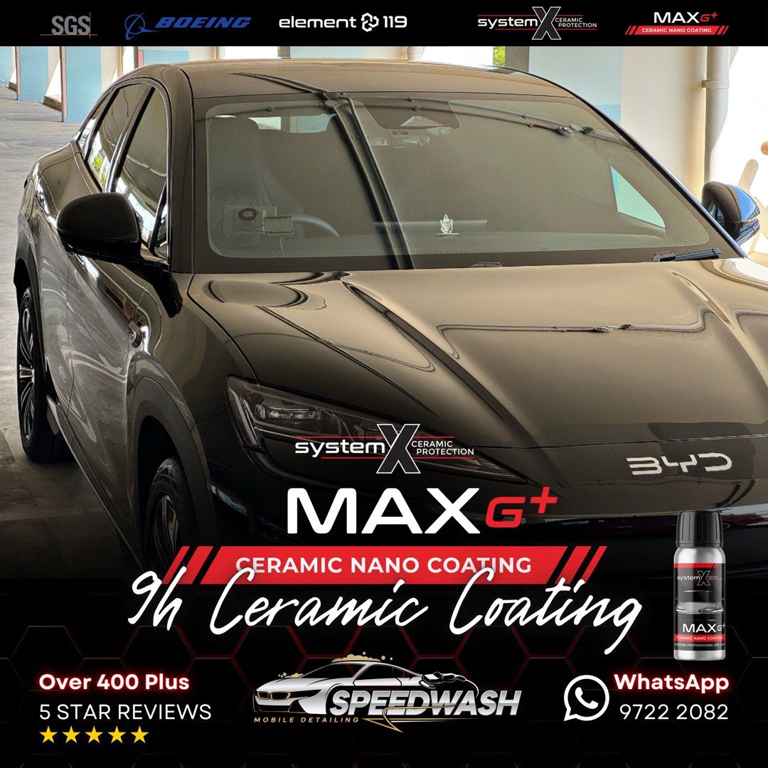 9H Ceramic Coating System X Max G+ / RENEW / CRYSTAL+ / PRO+ | Car Wash ...