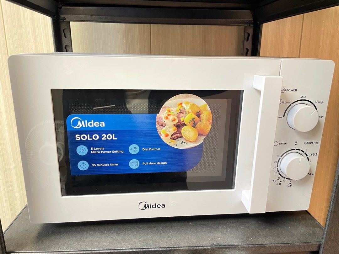 美的 SOLO 20L 微波爐, 家庭電器, 廚房電器, 焗爐及多士爐 - Carousell