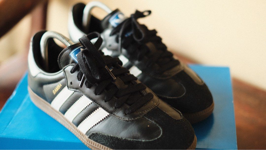 Adidas Samba OG Core Black 7.5 US Men, Men's Fashion, Footwear ...