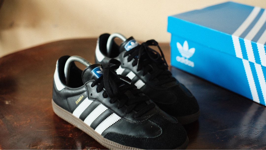 Adidas Samba OG Core Black 7.5 US Men, Men's Fashion, Footwear ...
