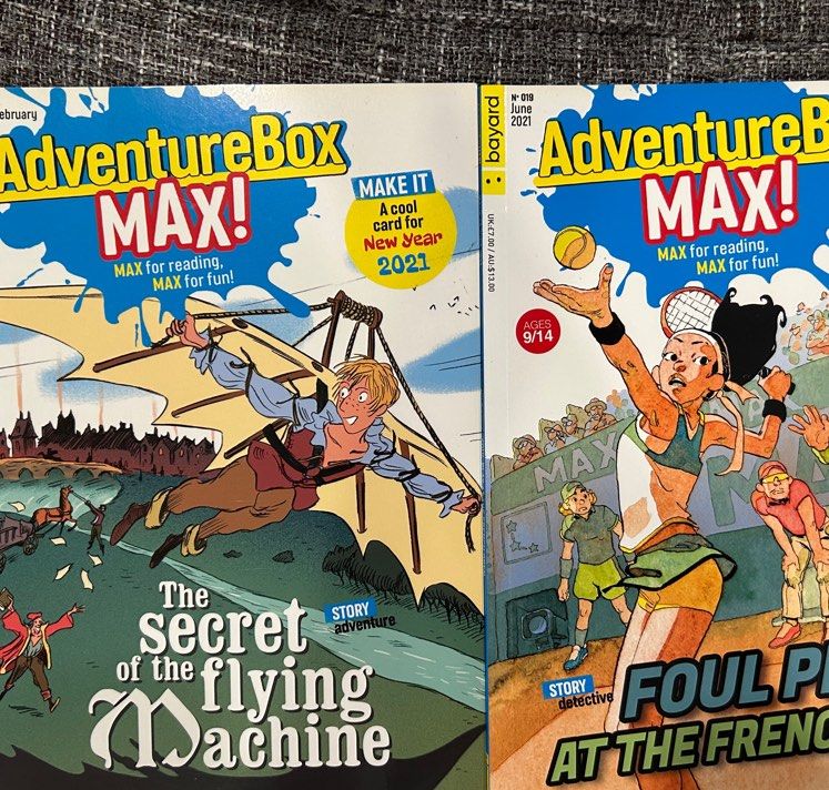 Adventure Box MAX! Magazines (2 Issues), Hobbies & Toys, Books ...