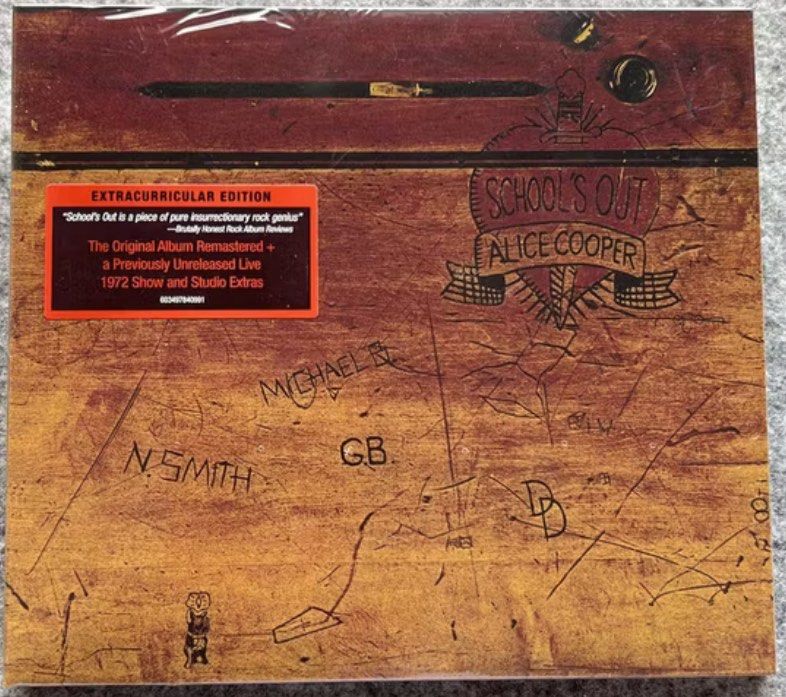 Alice Cooper School's Out Expanded & Remastered 2CD Album, Hobbies & Toys, Music & Media, CDs ...