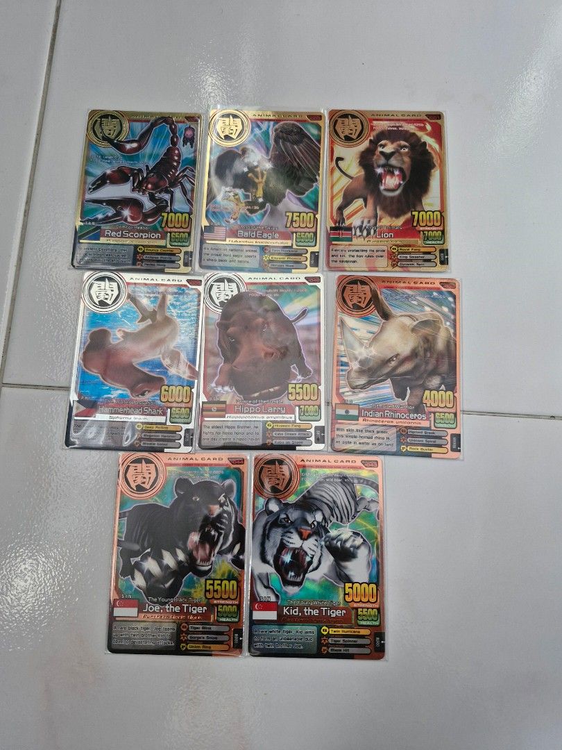 Animal Kaiser Plus Ver 2 All Animal Foils, Hobbies & Toys, Toys & Games ...