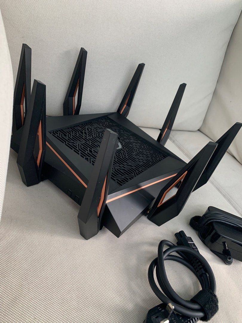 ASUS ROG Rapture GT-AX11000 Router, Computers & Tech, Parts ...