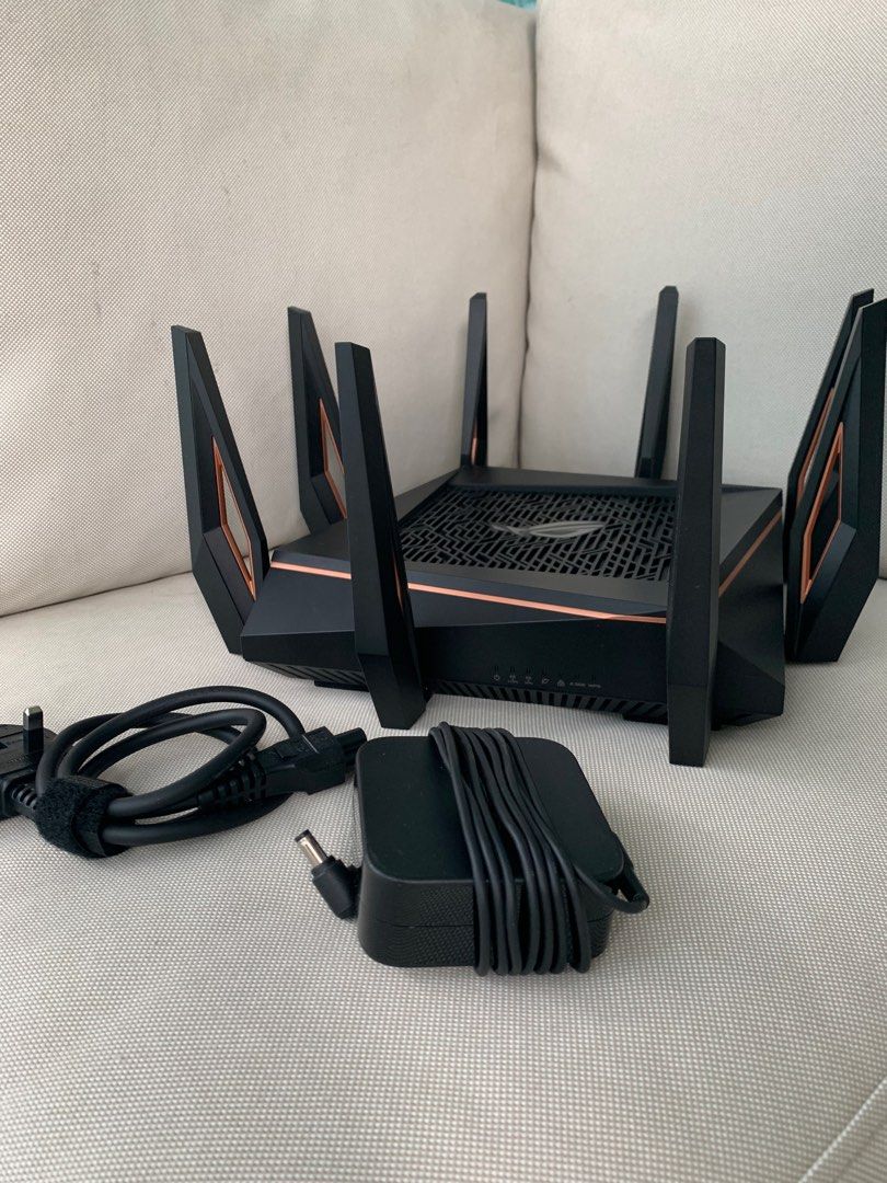 ASUS ROG Rapture GT-AX11000 Router, Computers & Tech, Parts ...