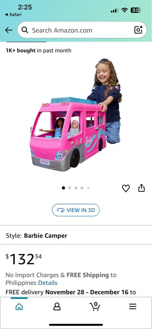 Barbie Dream Camper Playset with Accessories, Hobbies & Toys, Toys ...