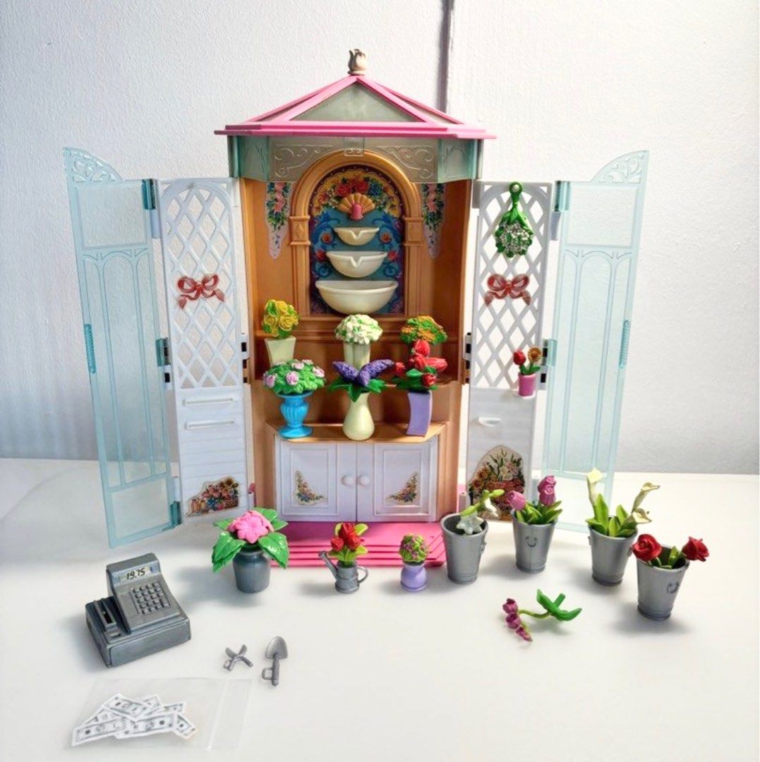 Barbie Flower Shop Playset, Hobbies & Toys, Toys & Games on Carousell
