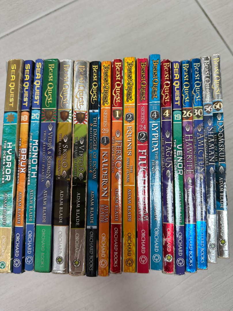 Beast Quest and Sea Quest Book Series, Hobbies & Toys, Books ...