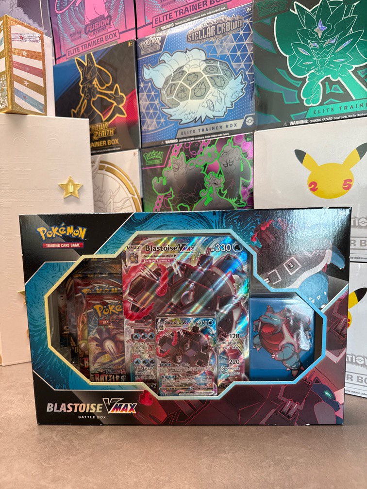 Blastoise Vmax Battle Box Pokemon Sealed Battle Styles Sun & Moon Base ...