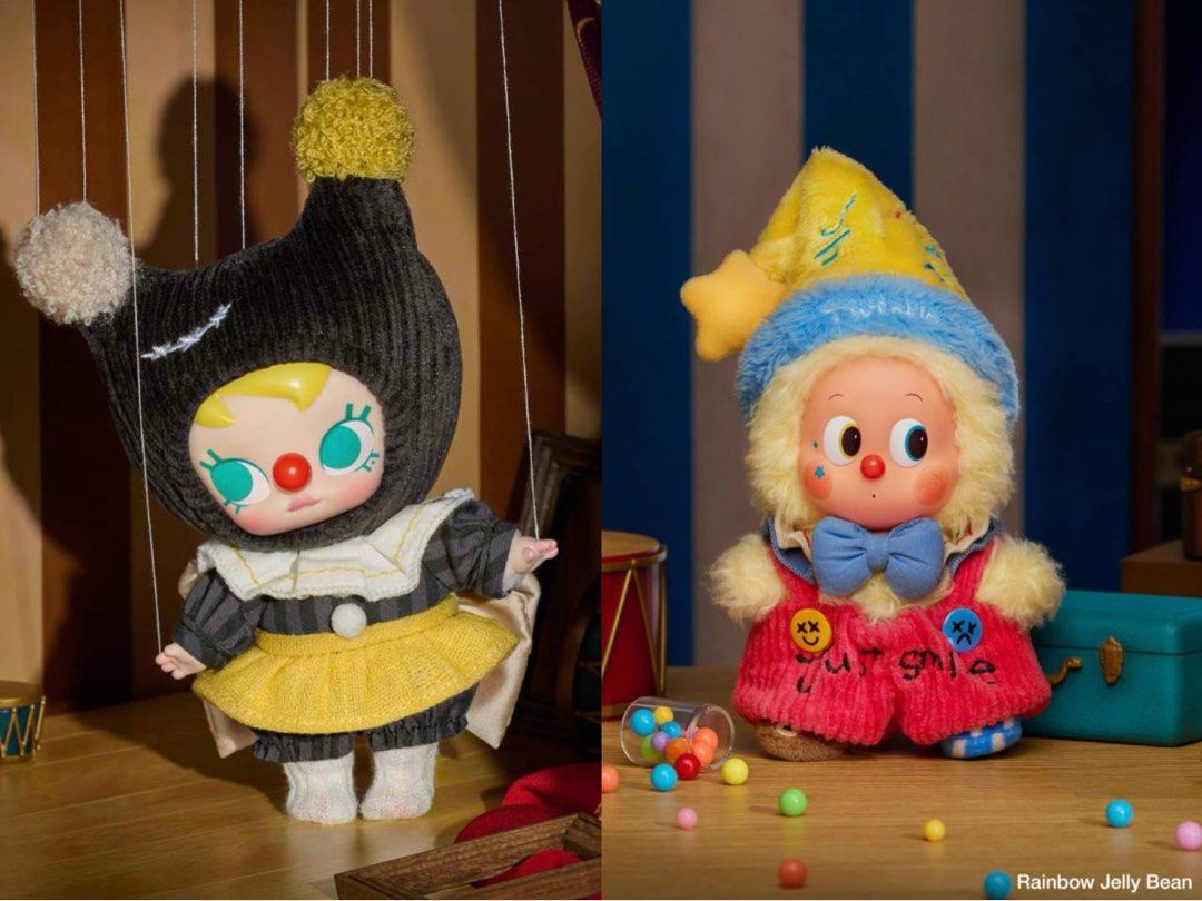 BNIB Bundle Rainbow Jelly Bean and String puppet., Hobbies & Toys, Toys ...