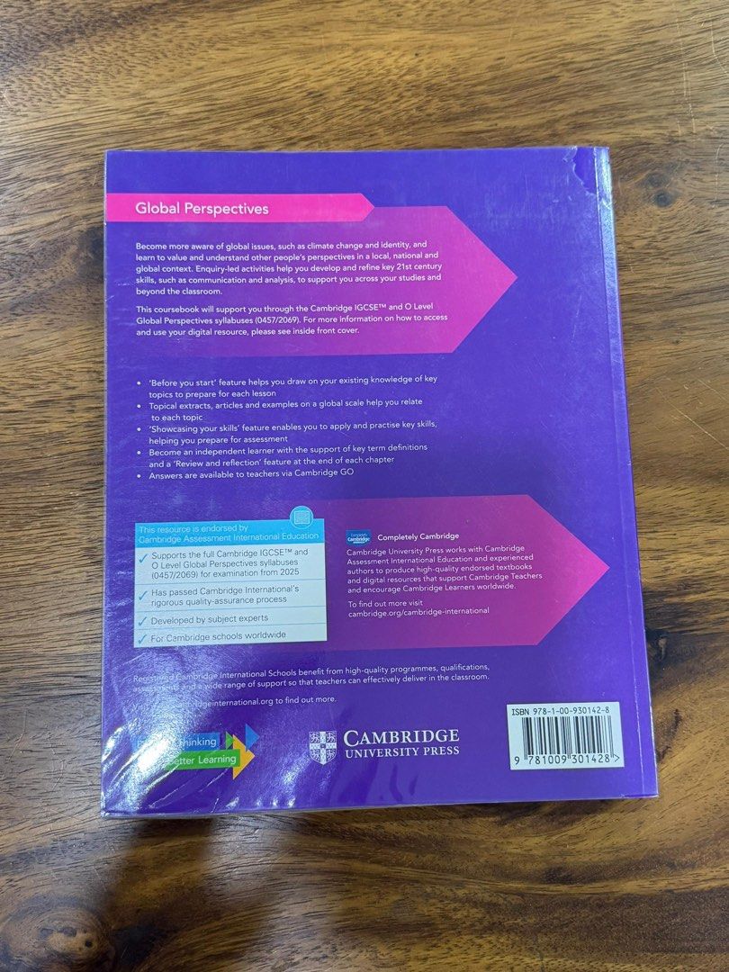 Cambridge IGCSE and O Level Global Perspectives Coursebook with Digital Access (2 Years) (ISBN ...