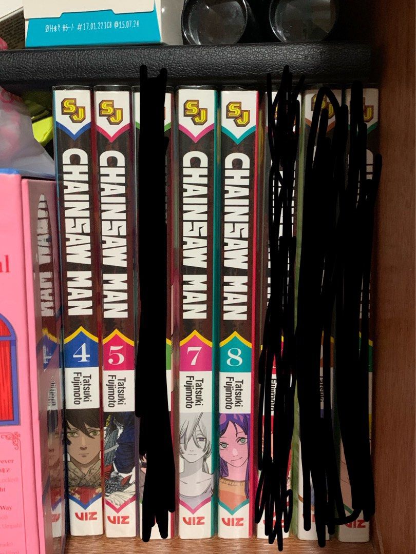 chainsaw man manga csm comic magazine volume 4,5,7,8, Hobbies & Toys ...