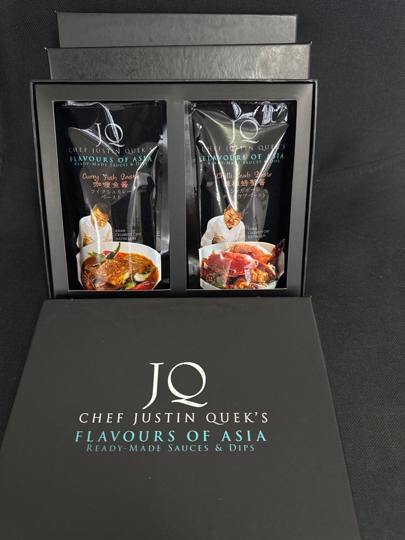 Chef Justin Quek's Flavours of Asia Sauce Set, Food & Drinks, Spice ...