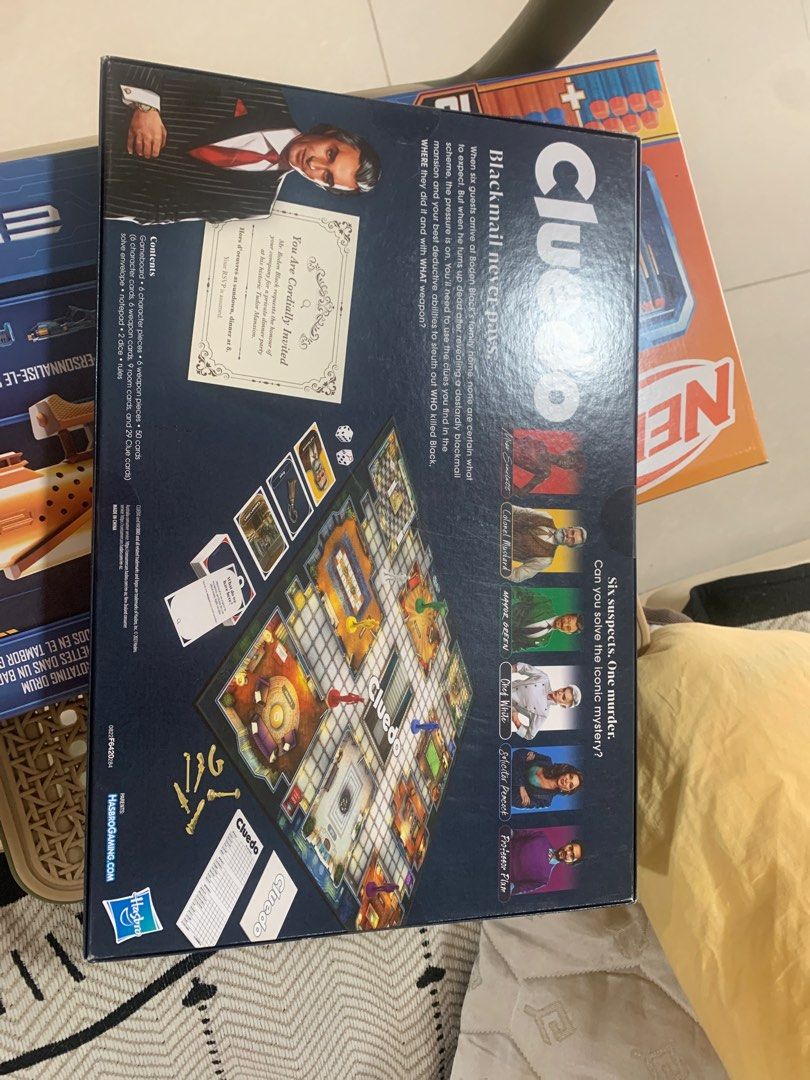 Cluedo Board Game - Hasbro, Hobbies & Toys, Toys & Games on Carousell