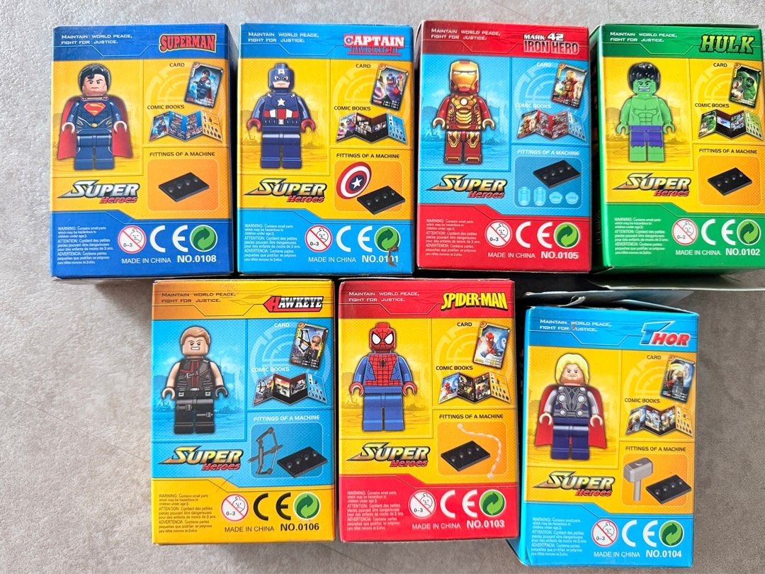 Decool Super Heroes Lego Figurines, Hobbies & Toys, Toys & Games on Carousell